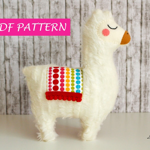 Llama Sewing Pattern - Etsy