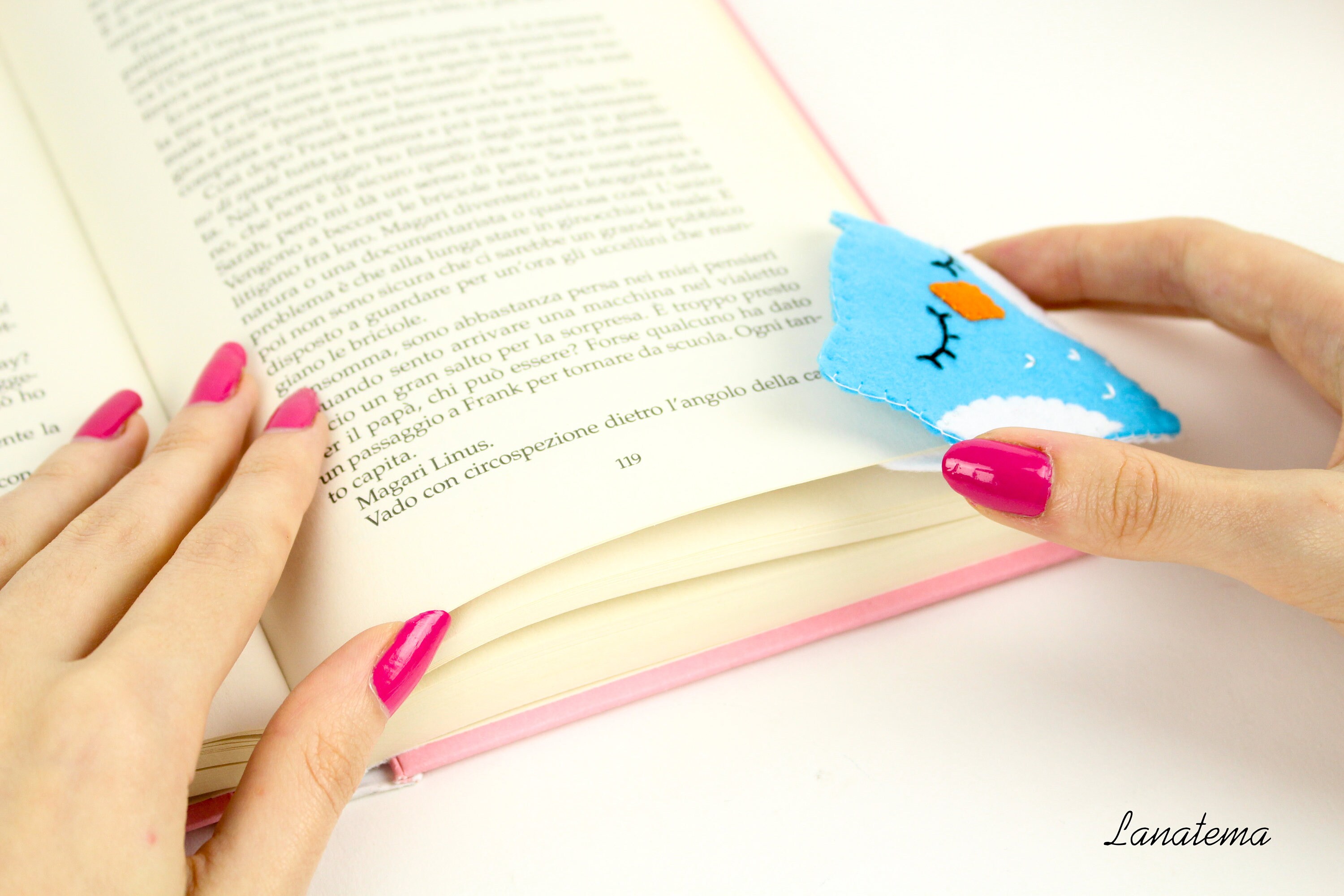 Owl Felt Pattern Bookmark Felt Animals Pattern, Felt Tutorial DIY Easy ...