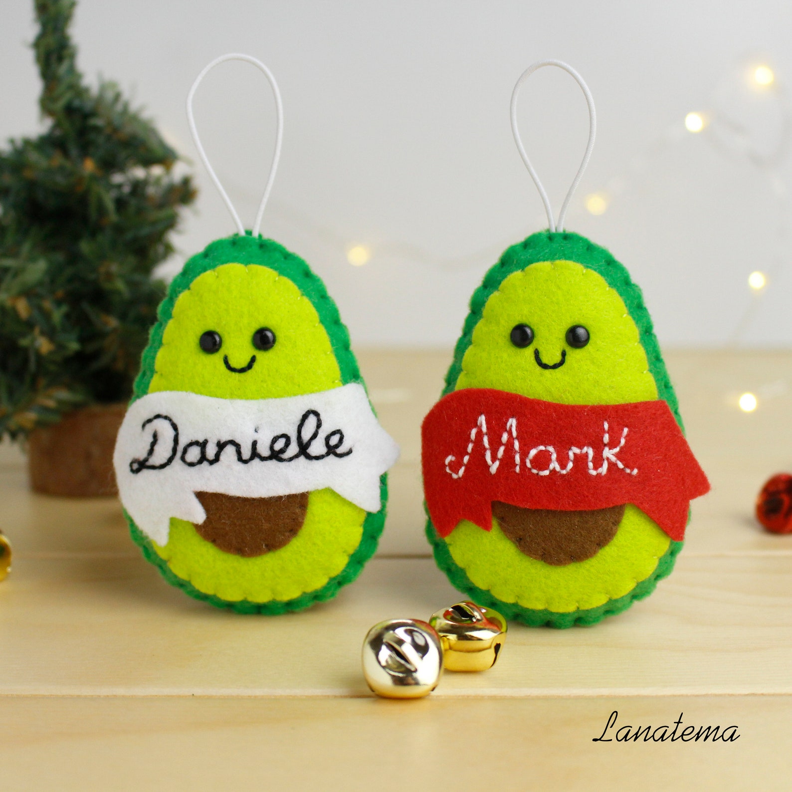 Avocado Ornament Personalized With Name Avocado Lover Gift - Etsy
