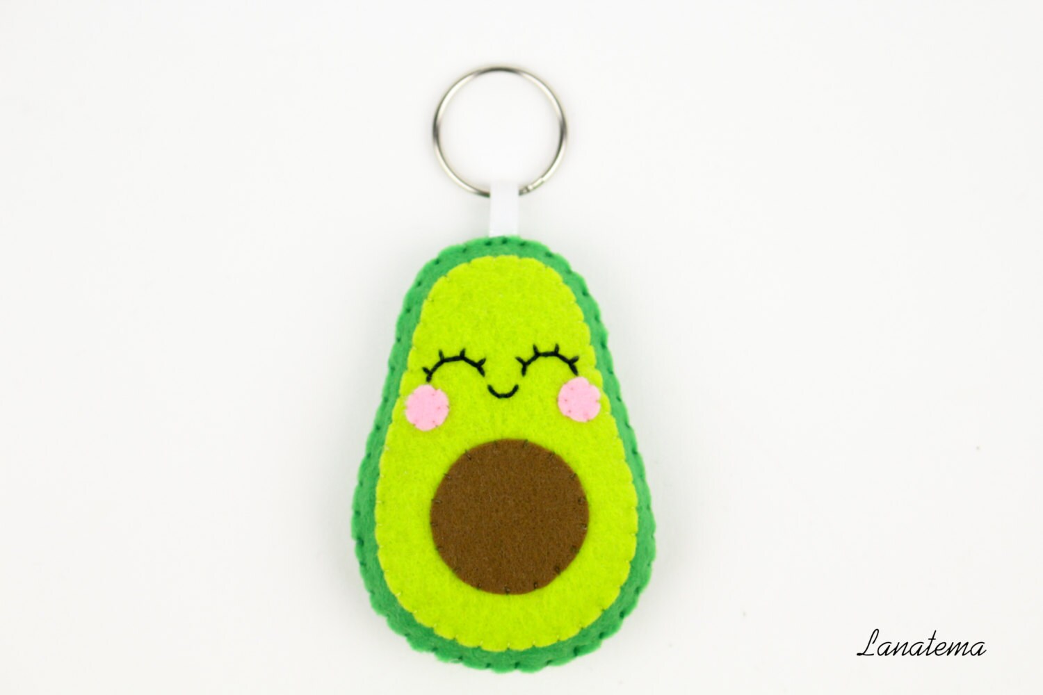 Avocado Keychain. Felt Avocado Keyring. Sushi Lover. Gift for - Etsy UK
