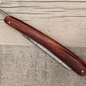 Htr9a Damascus Straight Razor / Shave / Handmade / Custom / Forged ...
