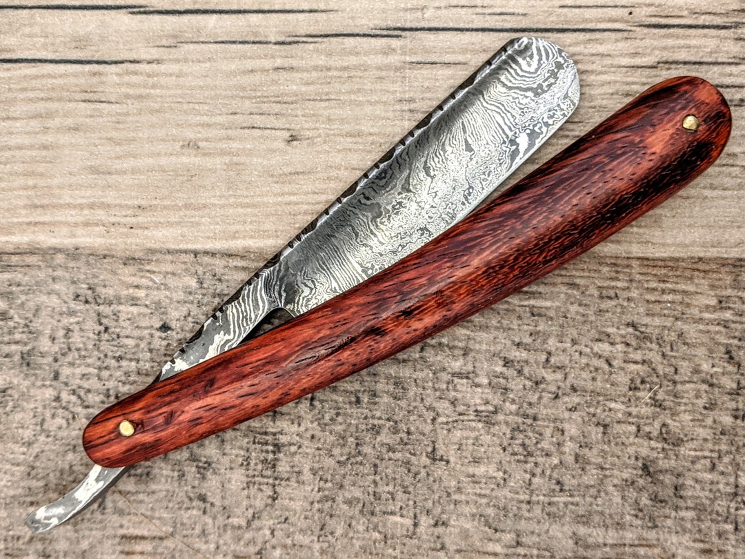 Htr9a Damascus Straight Razor / Shave / Handmade / Custom / Forged ...