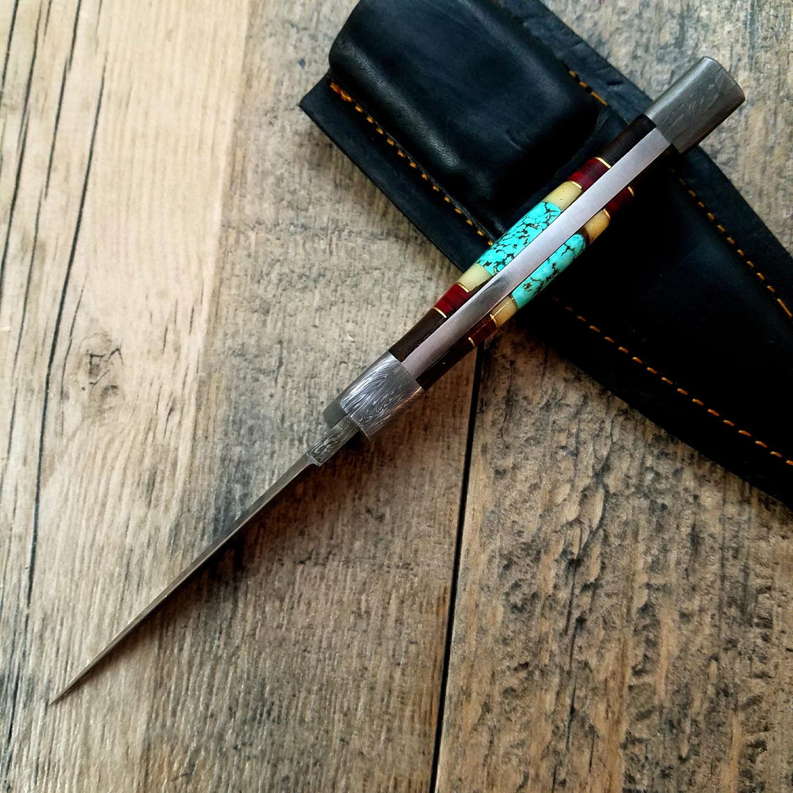 HTS-401 Custom Handmade Damascus Steel BOOT Knife/ Dagger - Etsy