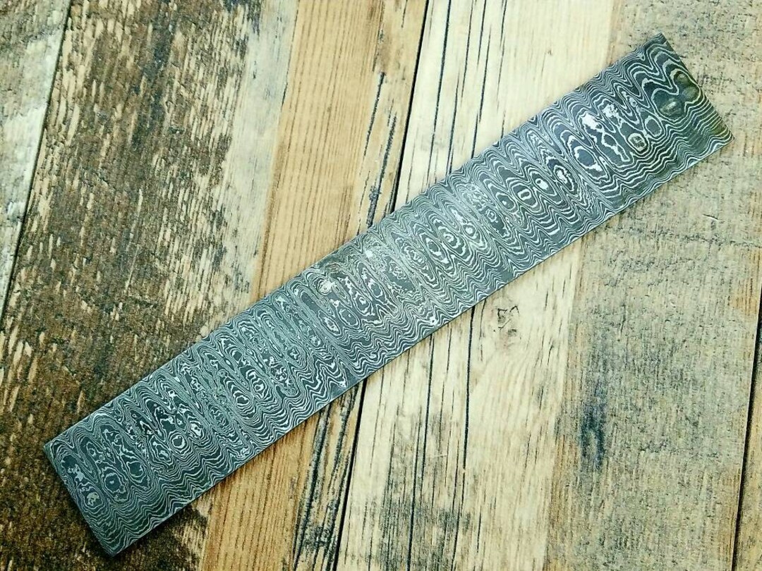 HTN Ladder Damascus Custom Billet / Great Quality / Twist Pattern / 2 X ...