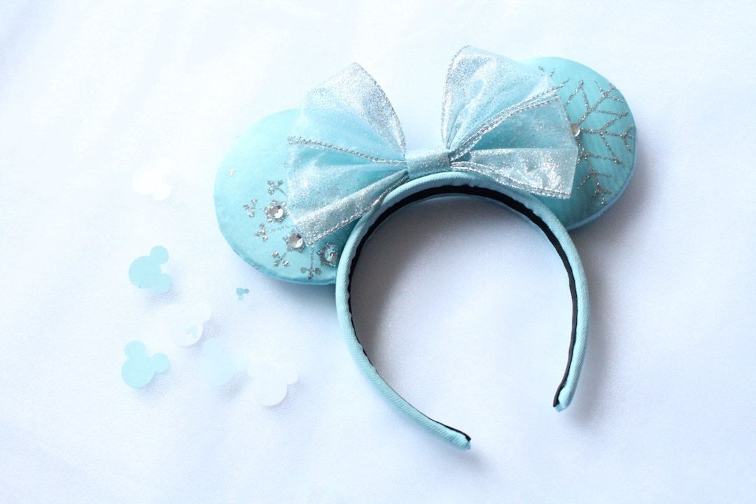 Frozen Inspired Mouse Ears, Elsa Mouse Ears, Frozen Elsa Mouse Ears ...