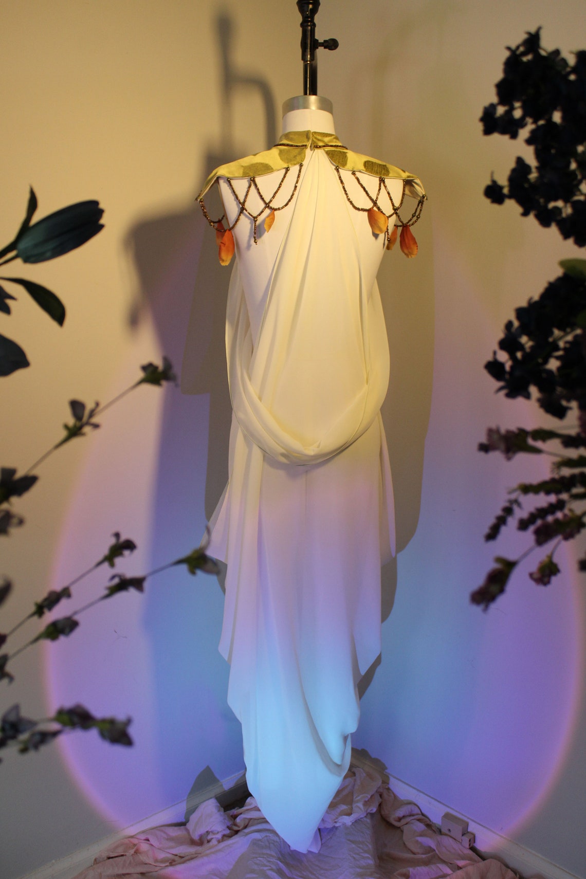 MADE TO ORDER mystery Forest Armor Cape Elven Cape Elf - Etsy