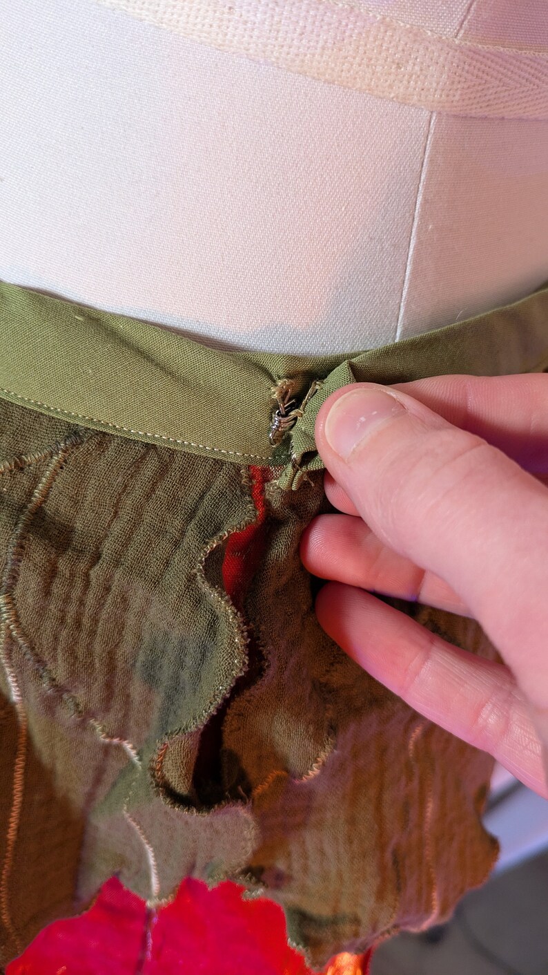 31 Inch Waist Orange Dewdrop Shimmer Petal Skirt, Flower Skirt, Petal Skirt, Fairy Skirt - Etsy