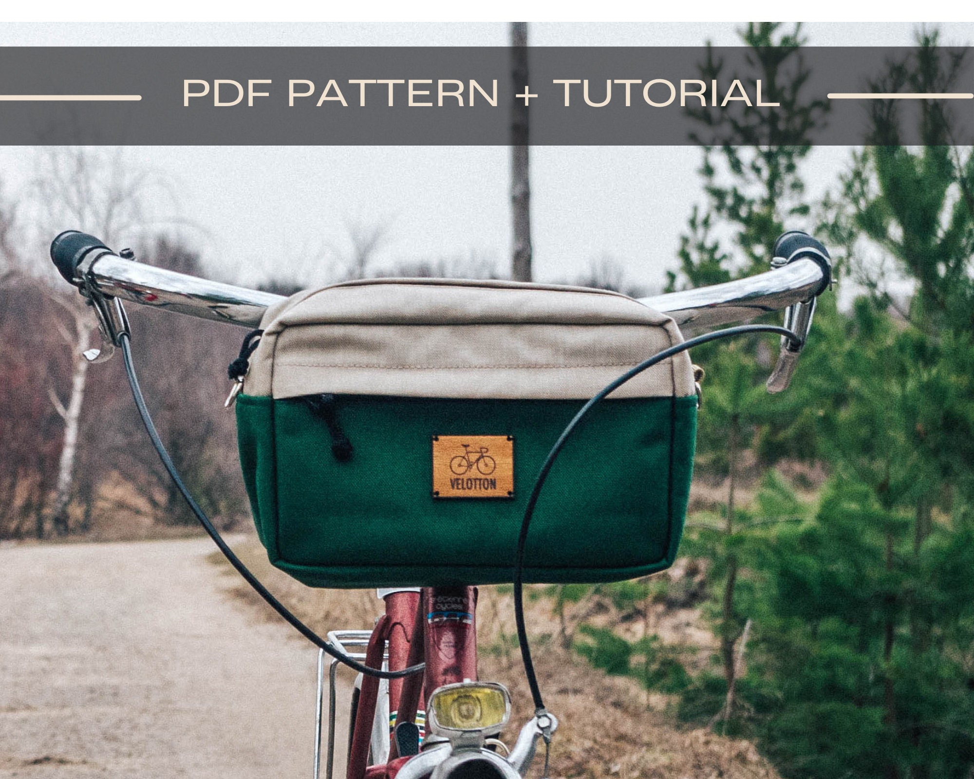 Bicycle Handlebar Bag PDF Pattern and Tutorial - Etsy