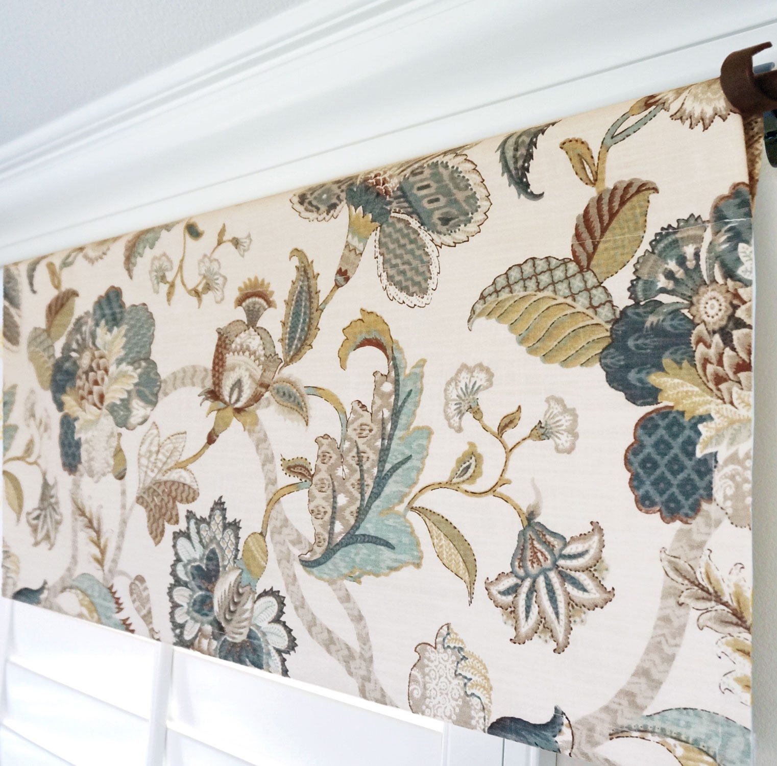 Jacobean Valance. P. Kaufmann Finders Keepers Fenster | Etsy