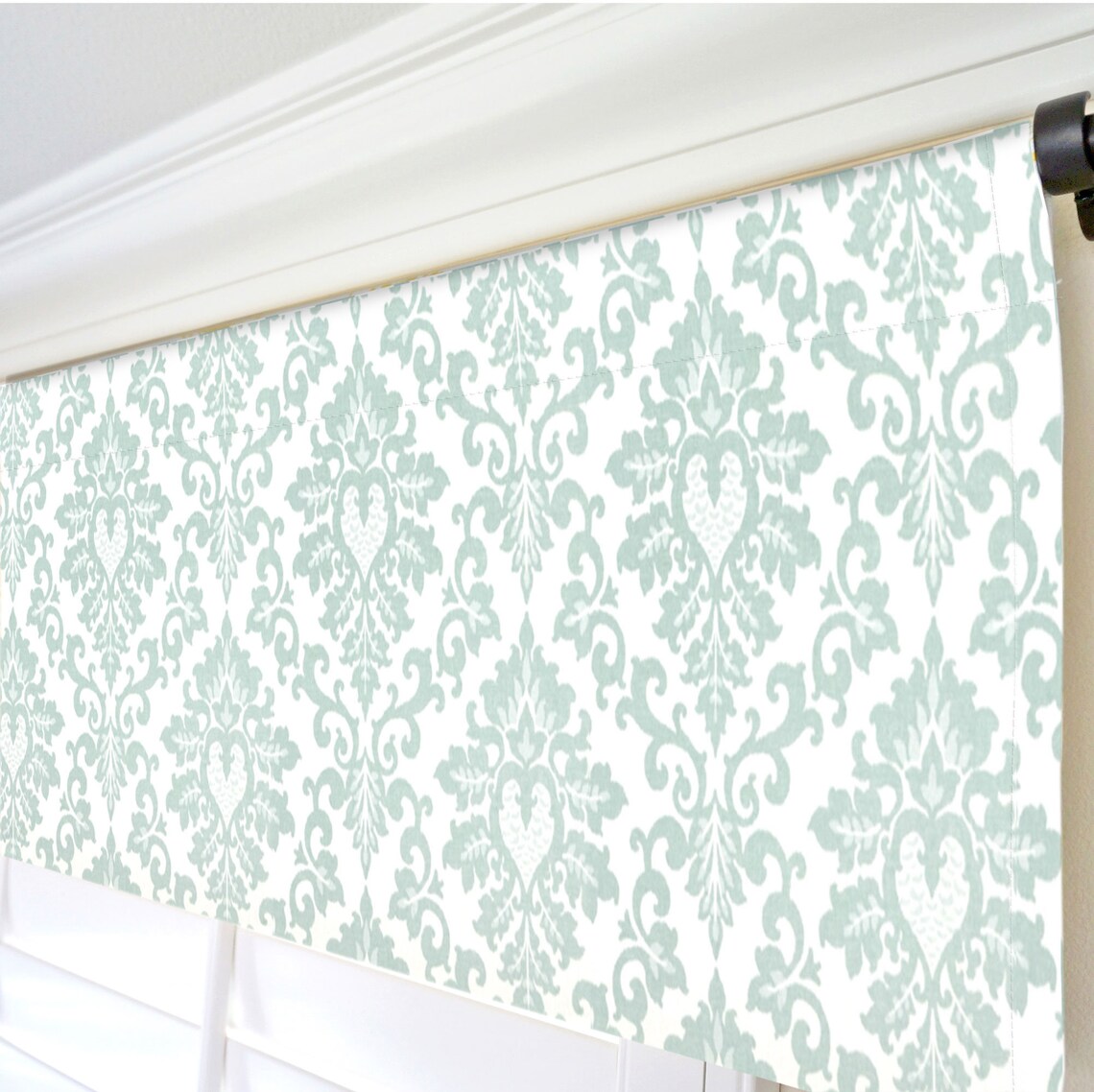 Light Green Window Valance.modern Valance Curtain.morrocan | Etsy