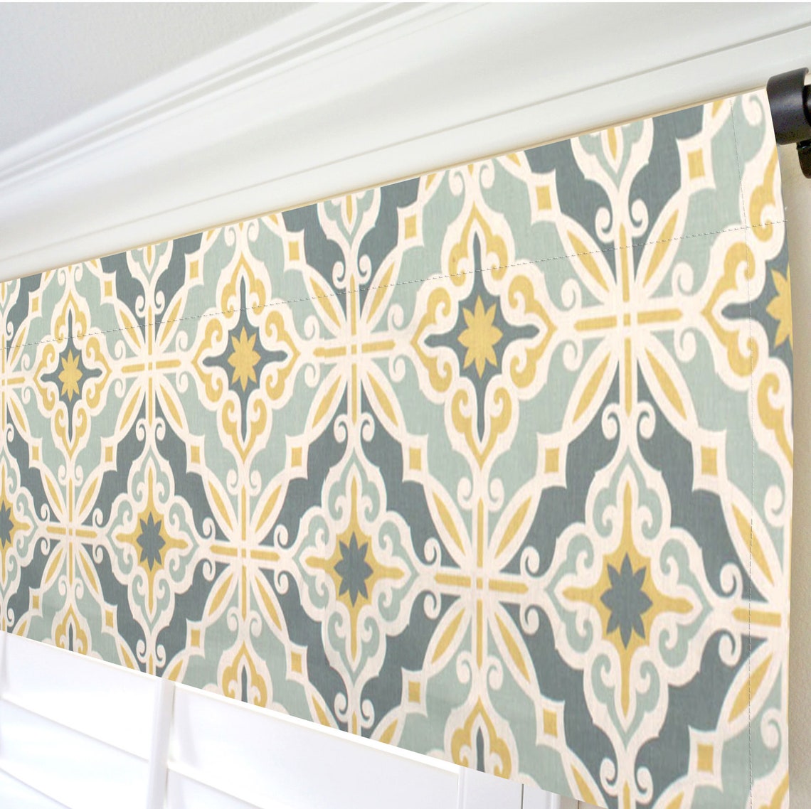 Saffron Yellow Valance Panels Pale Yellow Window Treatment - Etsy