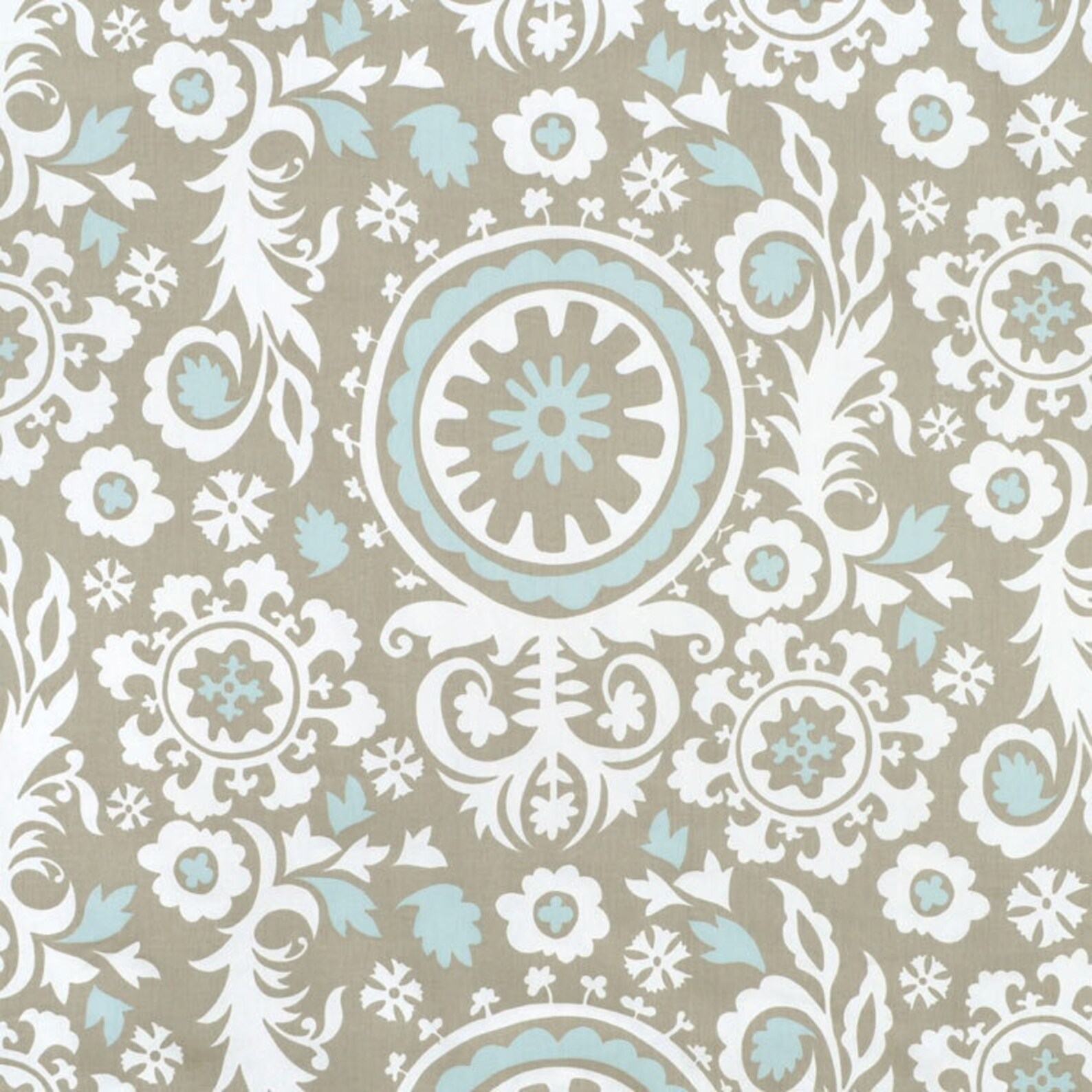 Taupe Valance Powder Blue Valance Window Treatments Crest - Etsy