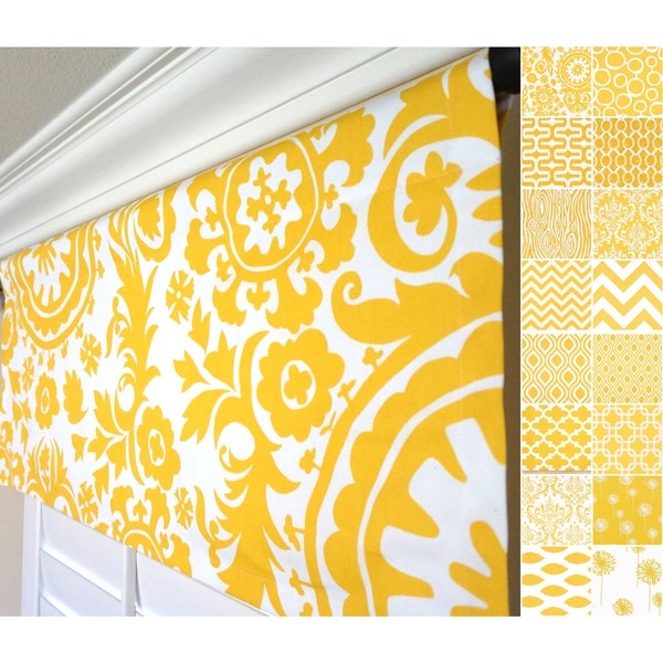 Yellow Valance - Etsy
