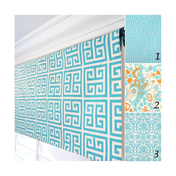 Greek Key Valance - Etsy