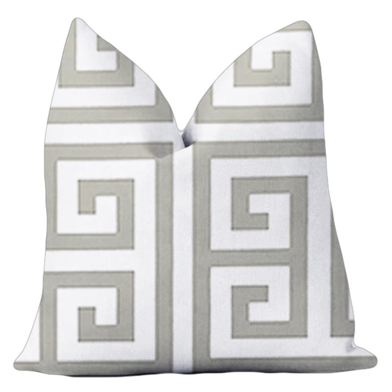 Greek Key Pillow - Etsy