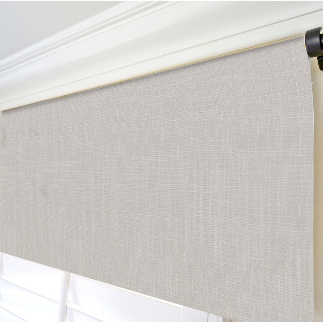 Solid Gray Window Valance. Custom Modern Grey Window Treatment ...