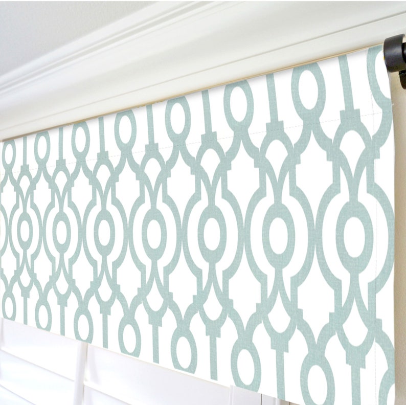 Spa Blue Valance.mineral Color Window Valance.green Valance - Etsy