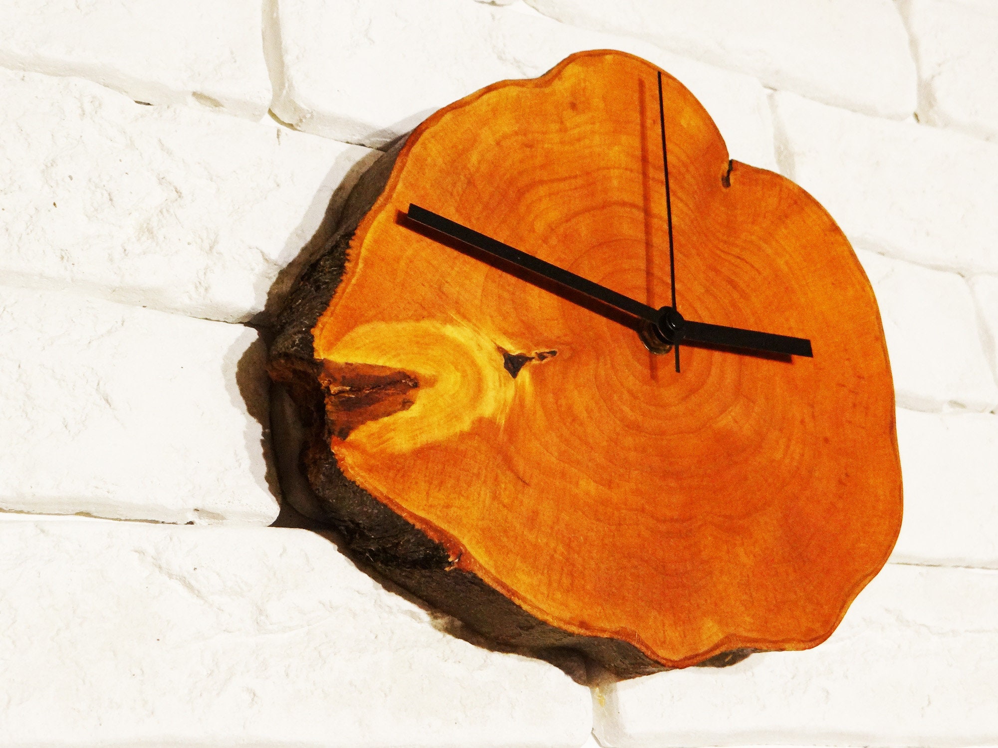 Clock, Rustic Clock, Wall Clock, Eco Friendly Clock, Wooden Clock, Wood ...