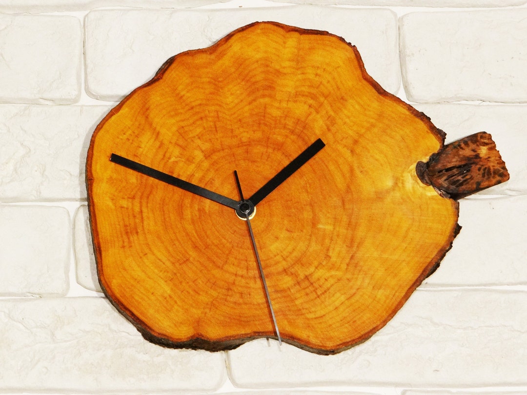 Clock, Rustic Clock, Wall Clock, Eco Friendly Clock, Wooden Clock, Wood ...