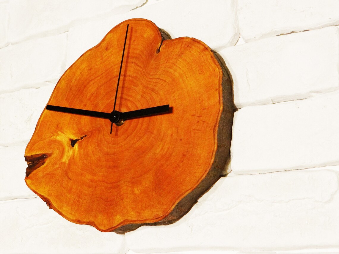 Clock, Rustic Clock, Wall Clock, Eco Friendly Clock, Wooden Clock, Wood ...