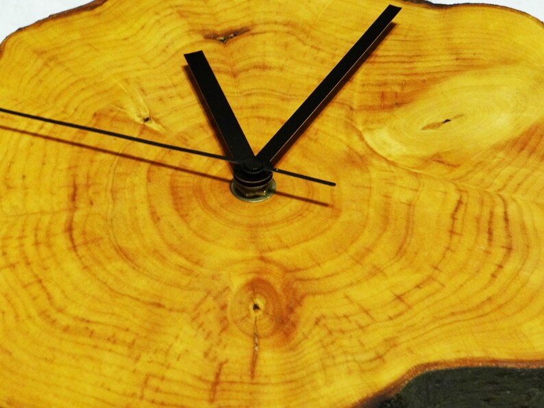 Clock rustic clock wall clock eco friendly clock wooden | Etsy