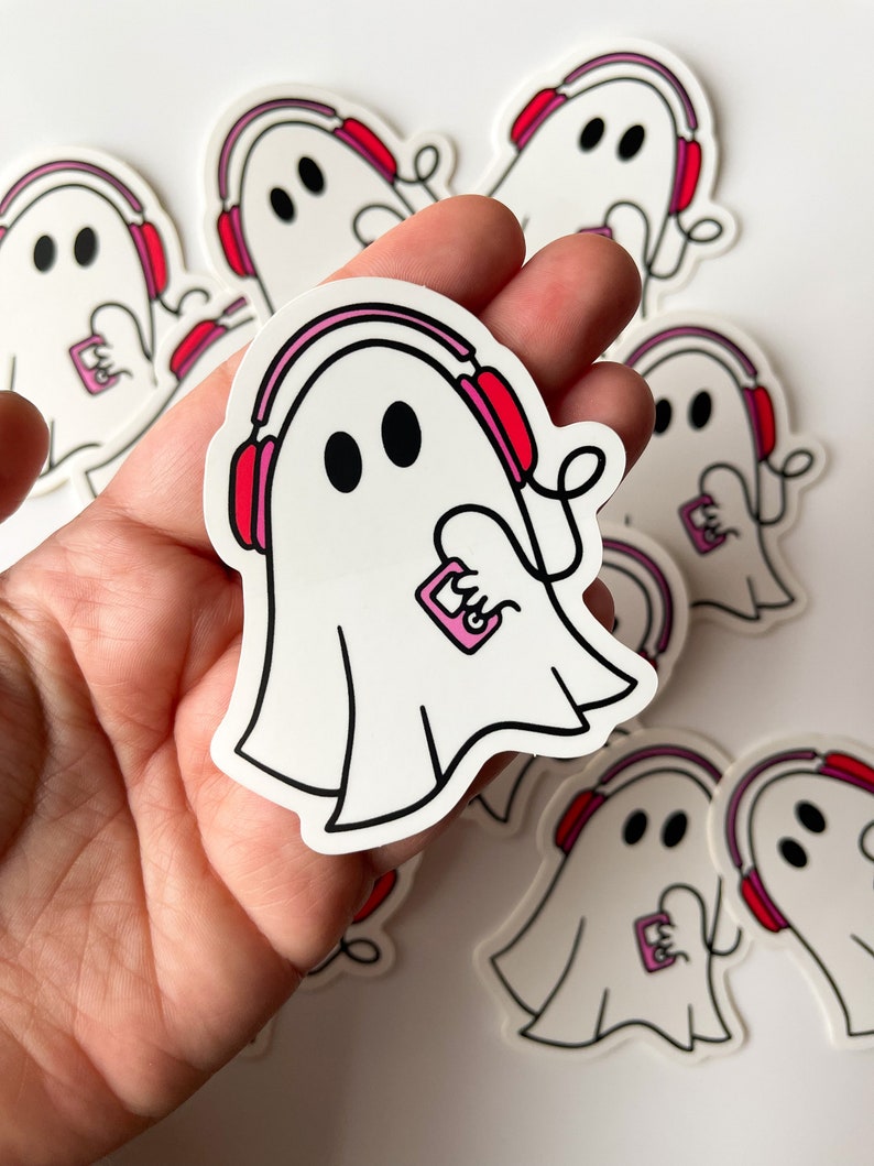 Ghost Sticker Pack Bookish Ghost Sticker Cute Ghost - Etsy