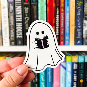 Ghost Sticker Pack Bookish Ghost Sticker Cute Ghost Sticker Iced Coffee ...