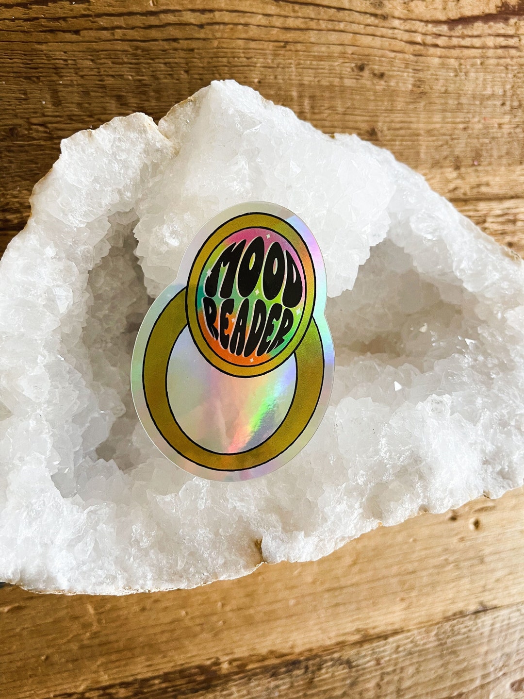 Mood Reader Sticker Mood Ring Sticker Holographic Sticker - Etsy