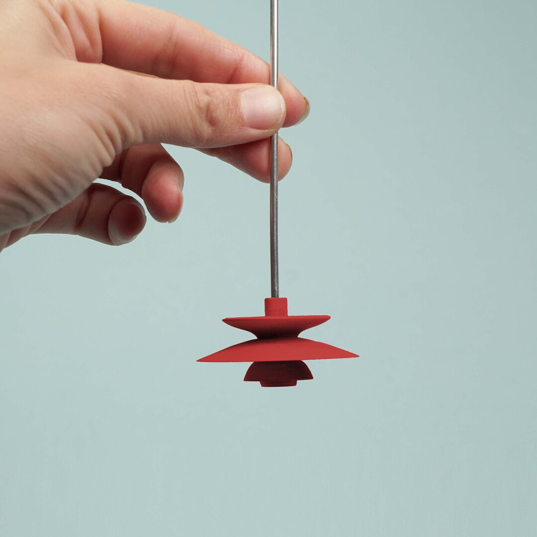 3D Printer STL File Miniature Mid Century Modern Pendant Light 12scale ...