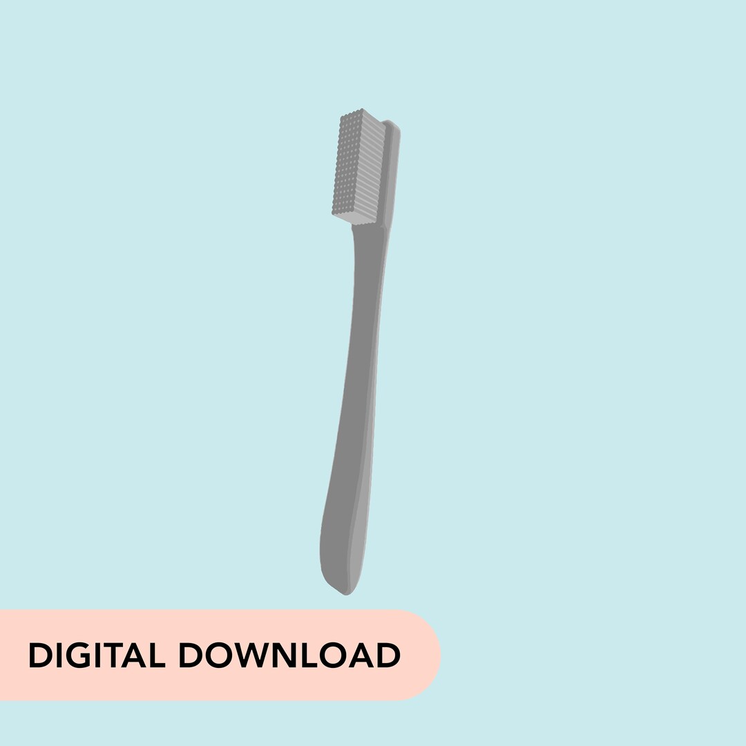 3D Printer STL File - Miniature Toothbrush - 12scale Dollhouse - Etsy
