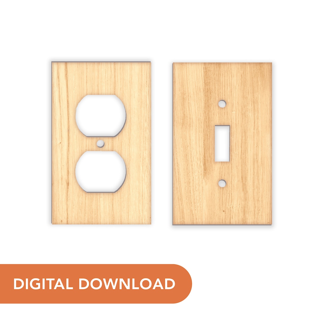 SVG File - Light Switch and Outlet Cover - Rectangular - Etsy