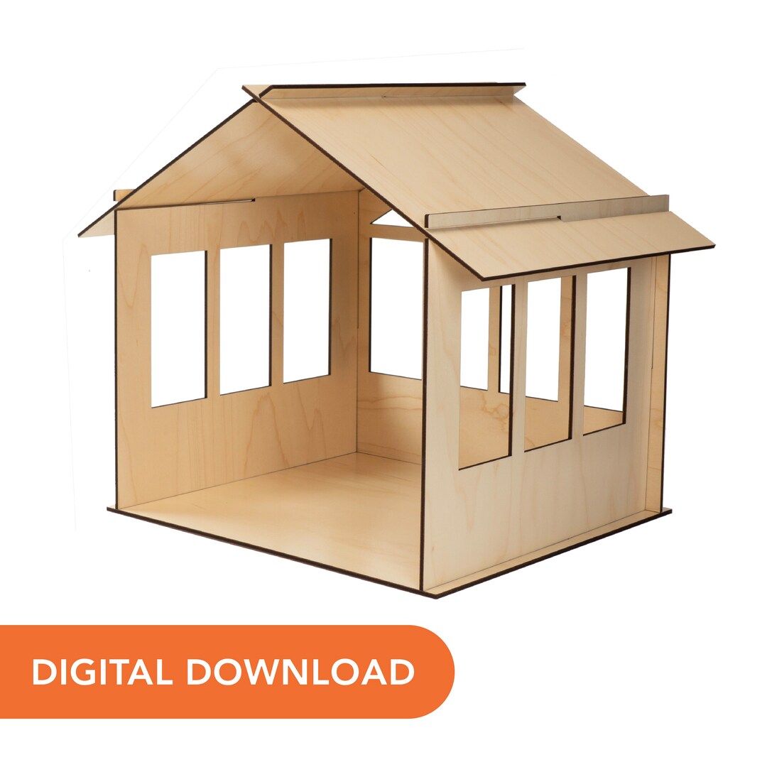 Laser Cutter SVG File - Miniature - 12-scale Modern Dollhouse - Etsy
