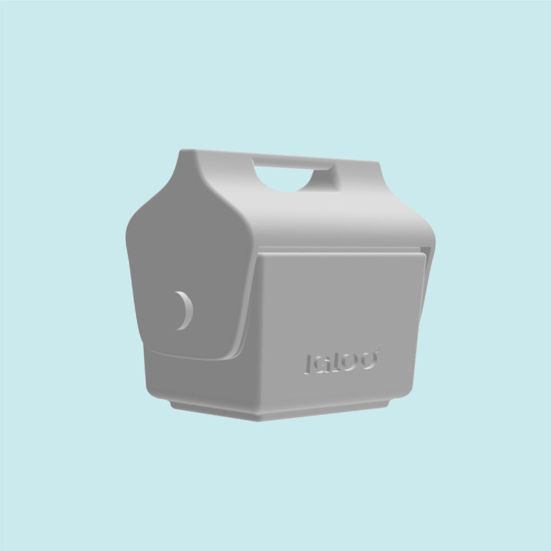 3D Printer STL File Miniature Igloo-style Playmate Cooler - Etsy