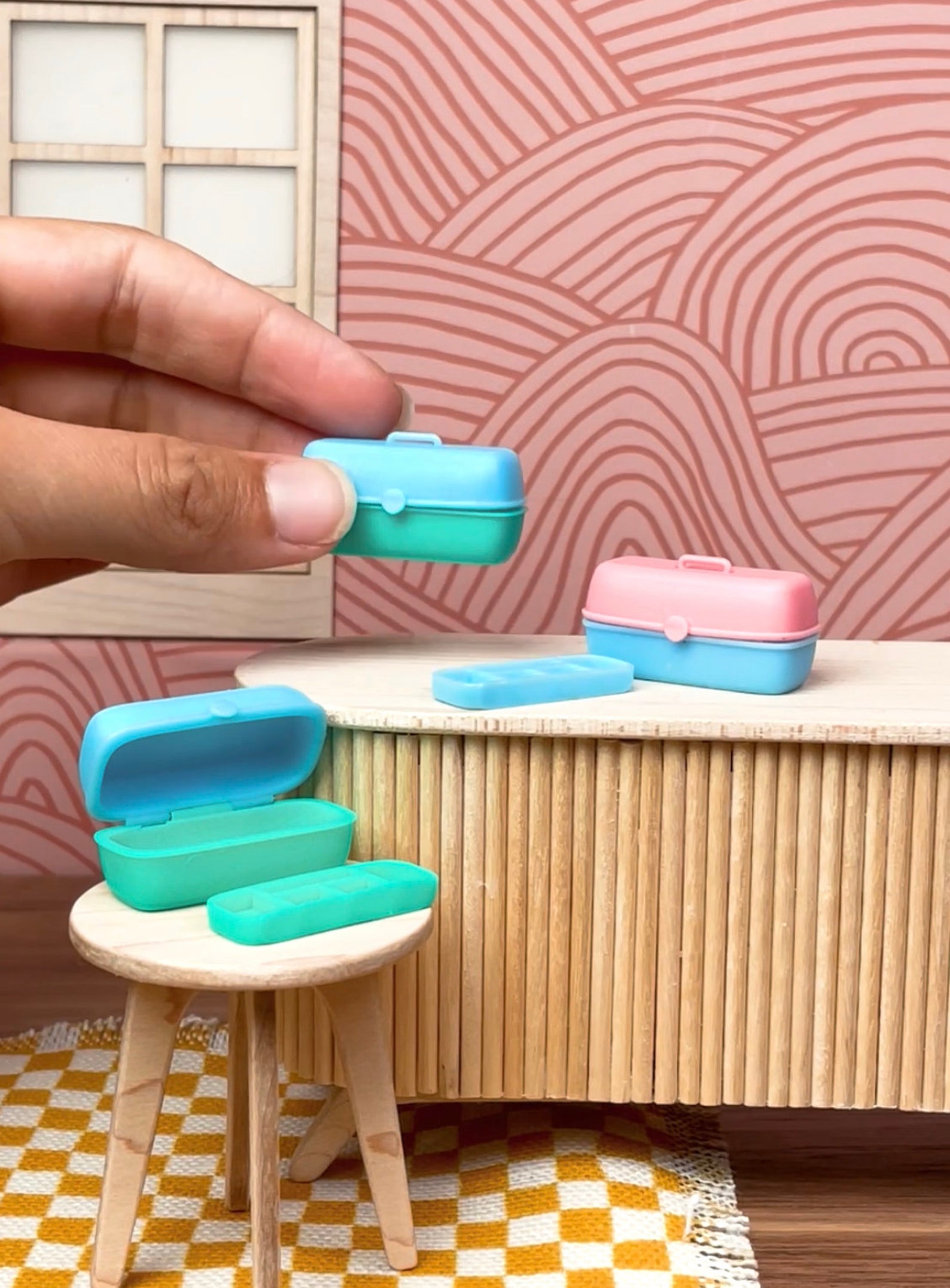 Miniature Caboodle-inspired Case, 1:12 Scale - Etsy
