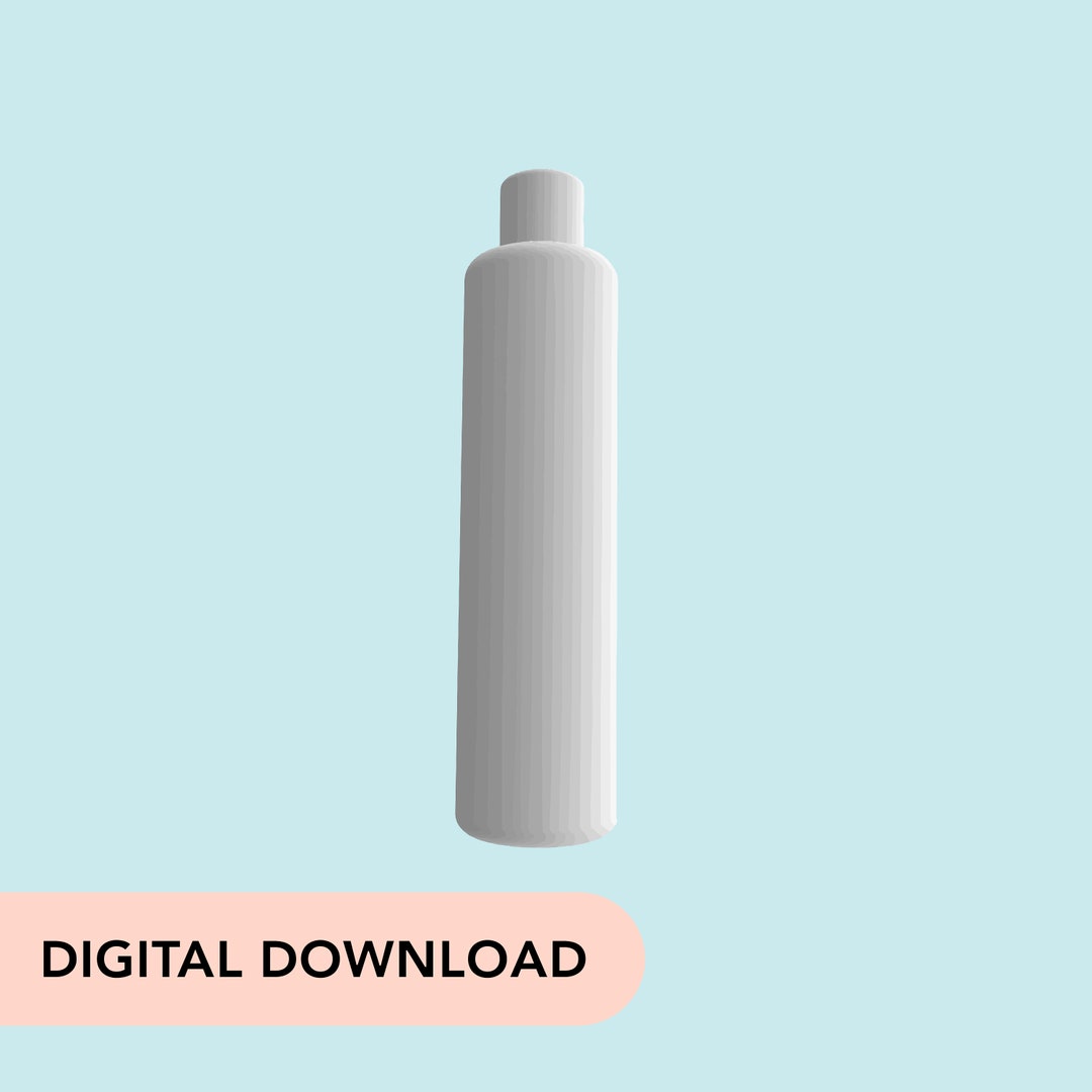 3D Printer STL File - Miniature Shampoo Bottle - 12scale Dollhouse - Etsy