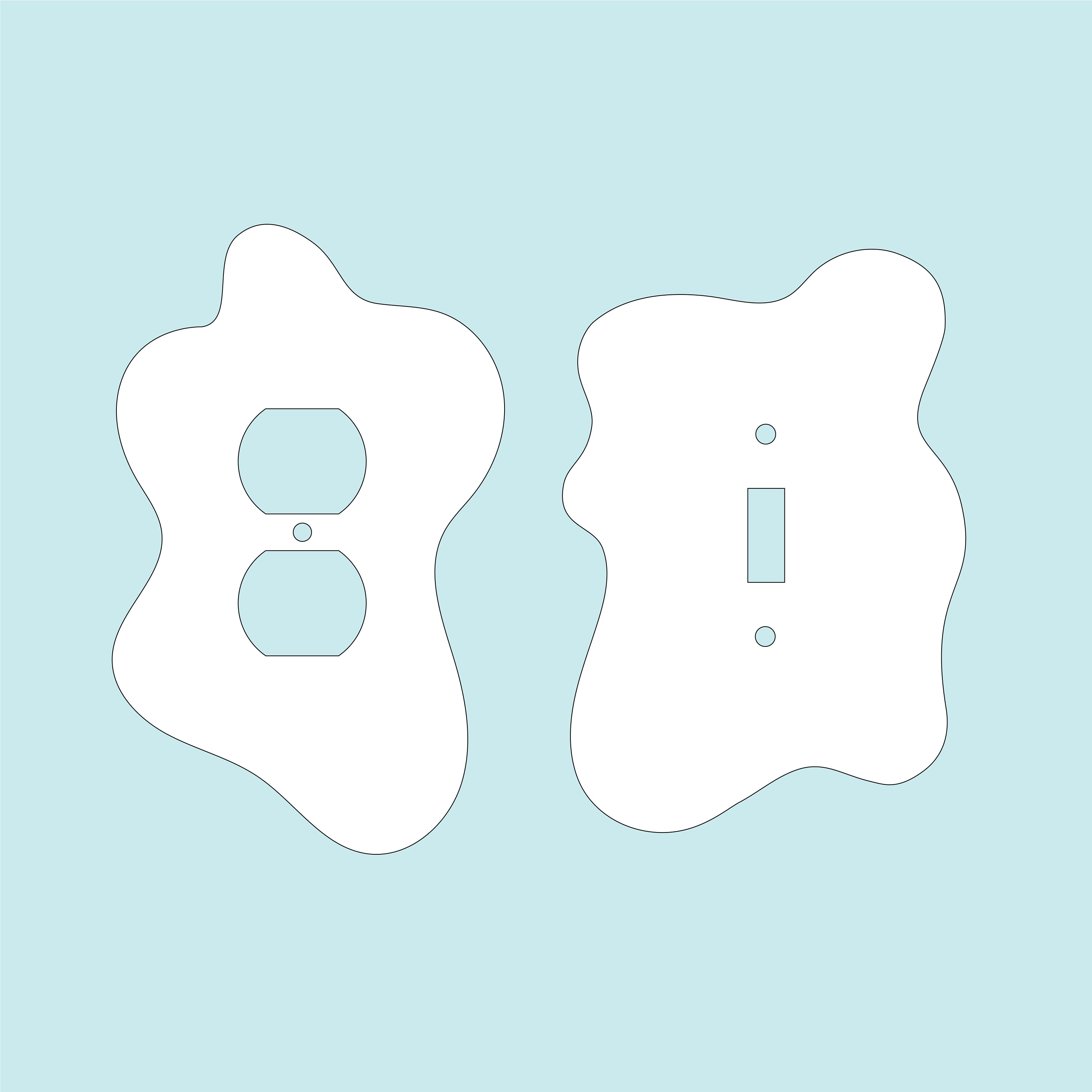 SVG File Light Switch and Outlet Cover Abstract - Etsy