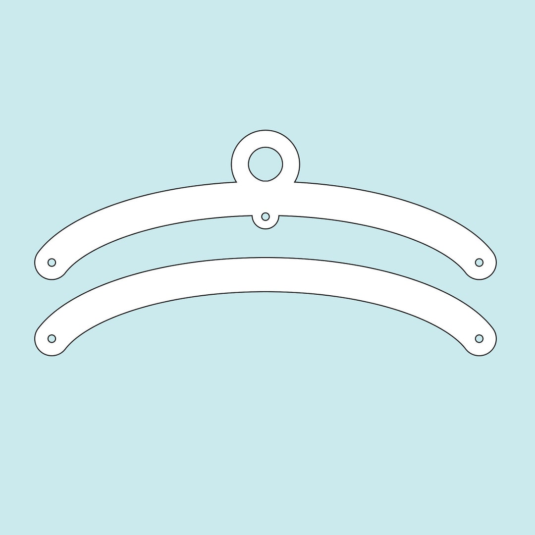 Laser Cutter SVG File Baby Mobile Armature - Etsy