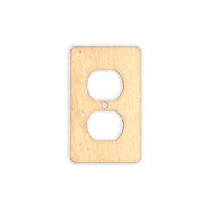 SVG File - Single Outlet and Switch Plate Cover - Rounded Edges - Etsy