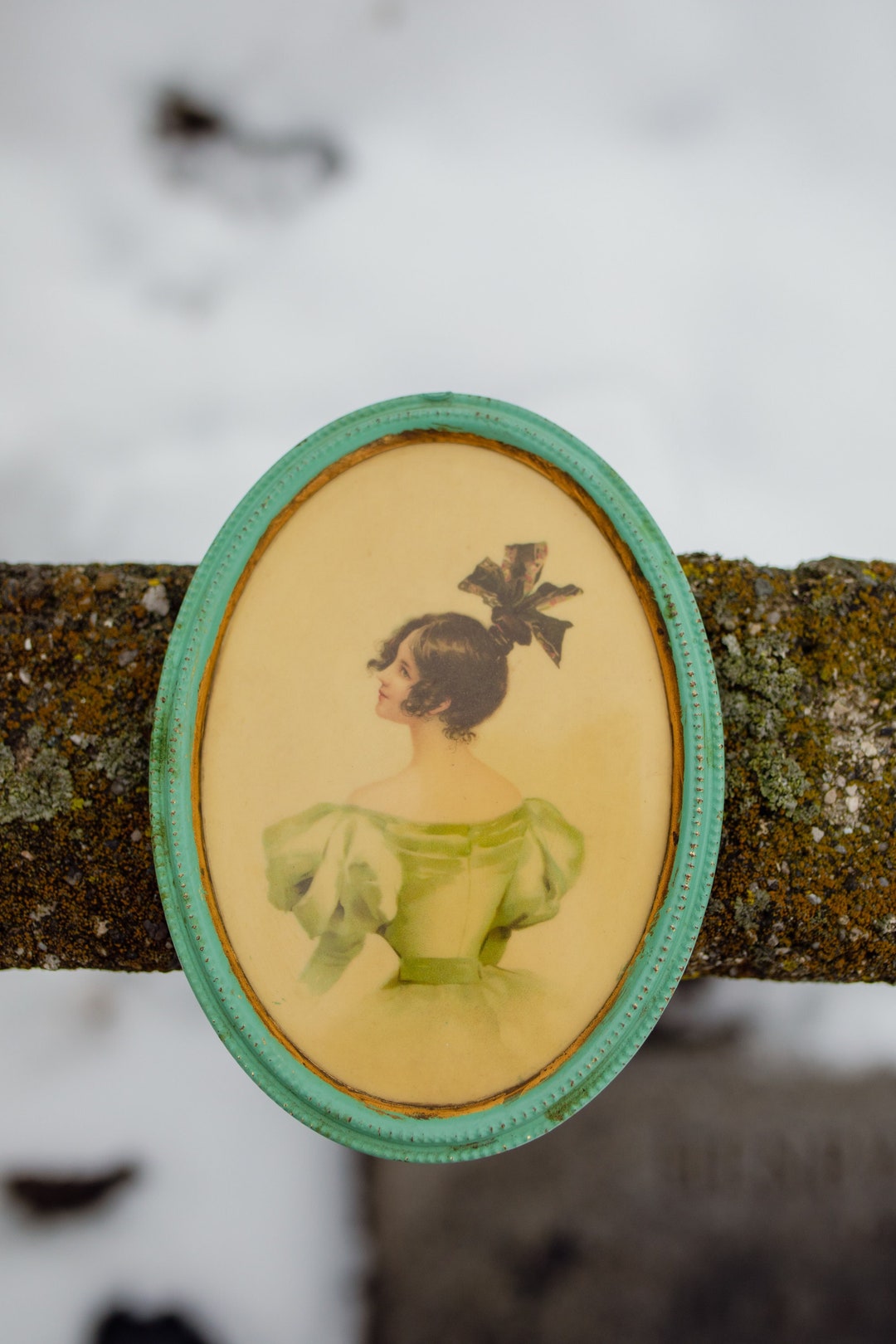 Strange and Unusual Ponytail Lady Portrait - Etsy