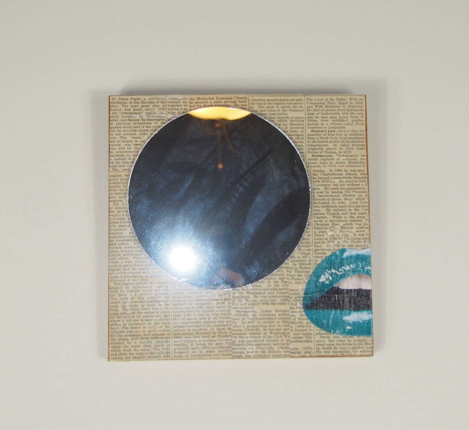 Blue Lips Mirror - Etsy