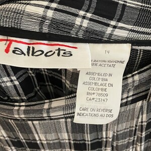 Black Plaid Midi Skirt - Etsy