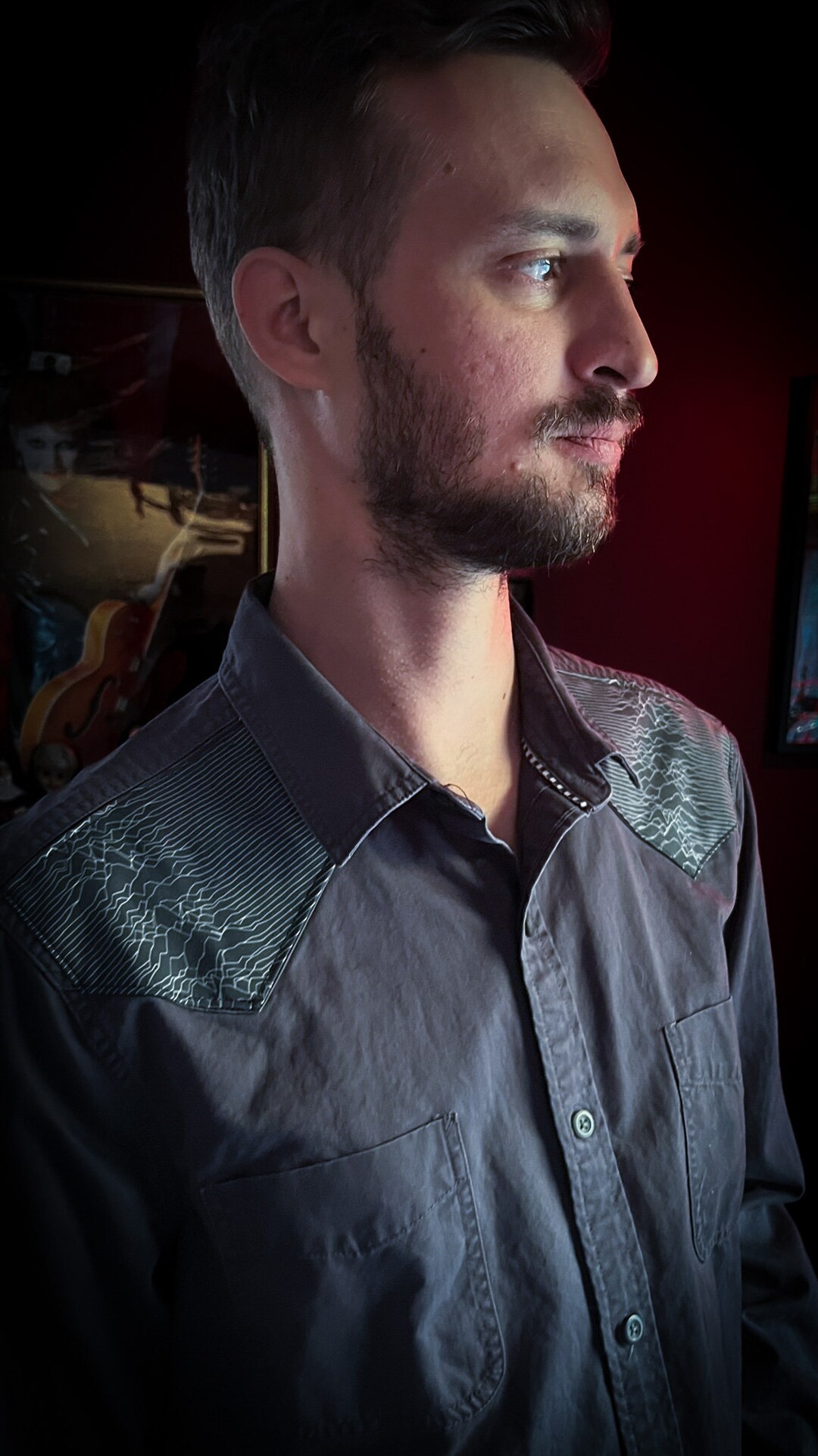 Outlaw Goth Unknown Pleasures Shirt - Etsy