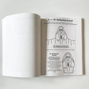 Catholic ABC Preschool Kindergarten Activity Workbook - Etsy