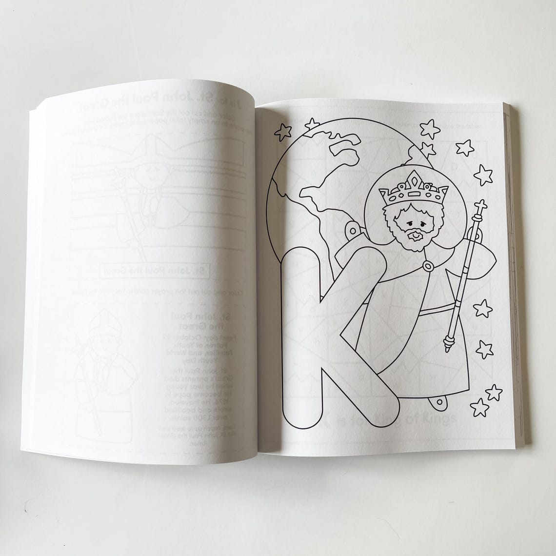 Catholic ABC Preschool Kindergarten Activity Workbook - Etsy