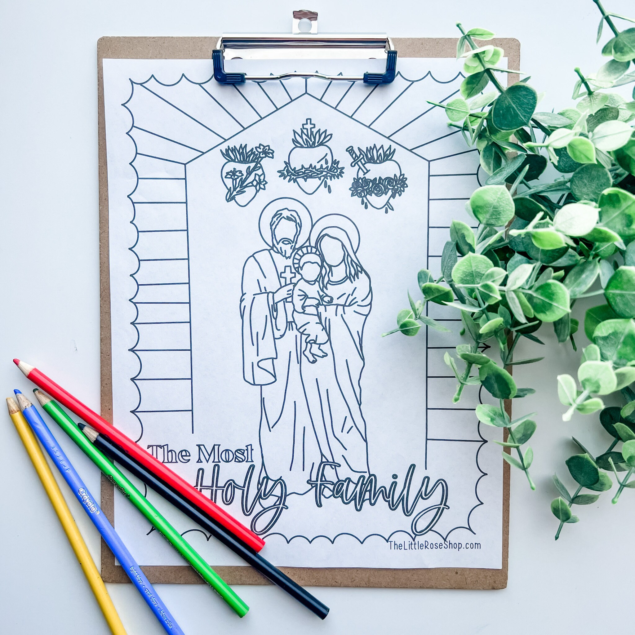 Printable Family Coloring Pages