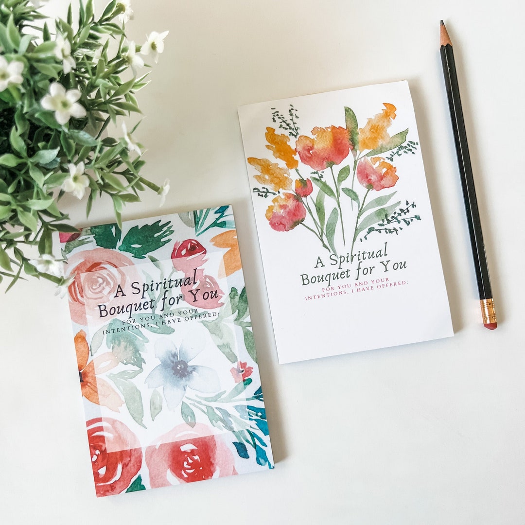 Spiritual Bouquet Notepads - Etsy