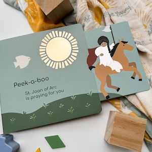 Peek-a-boo Saints Catholic Board Book - Etsy