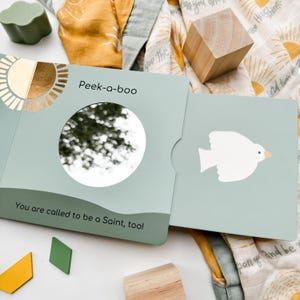 Peek-a-boo Saints Catholic Board Book - Etsy