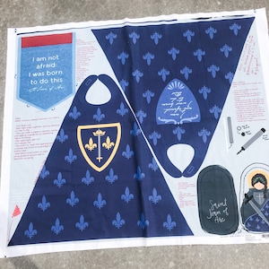 DIY Catholic Saint Cape Cut & Sew Fabric Panel - Etsy