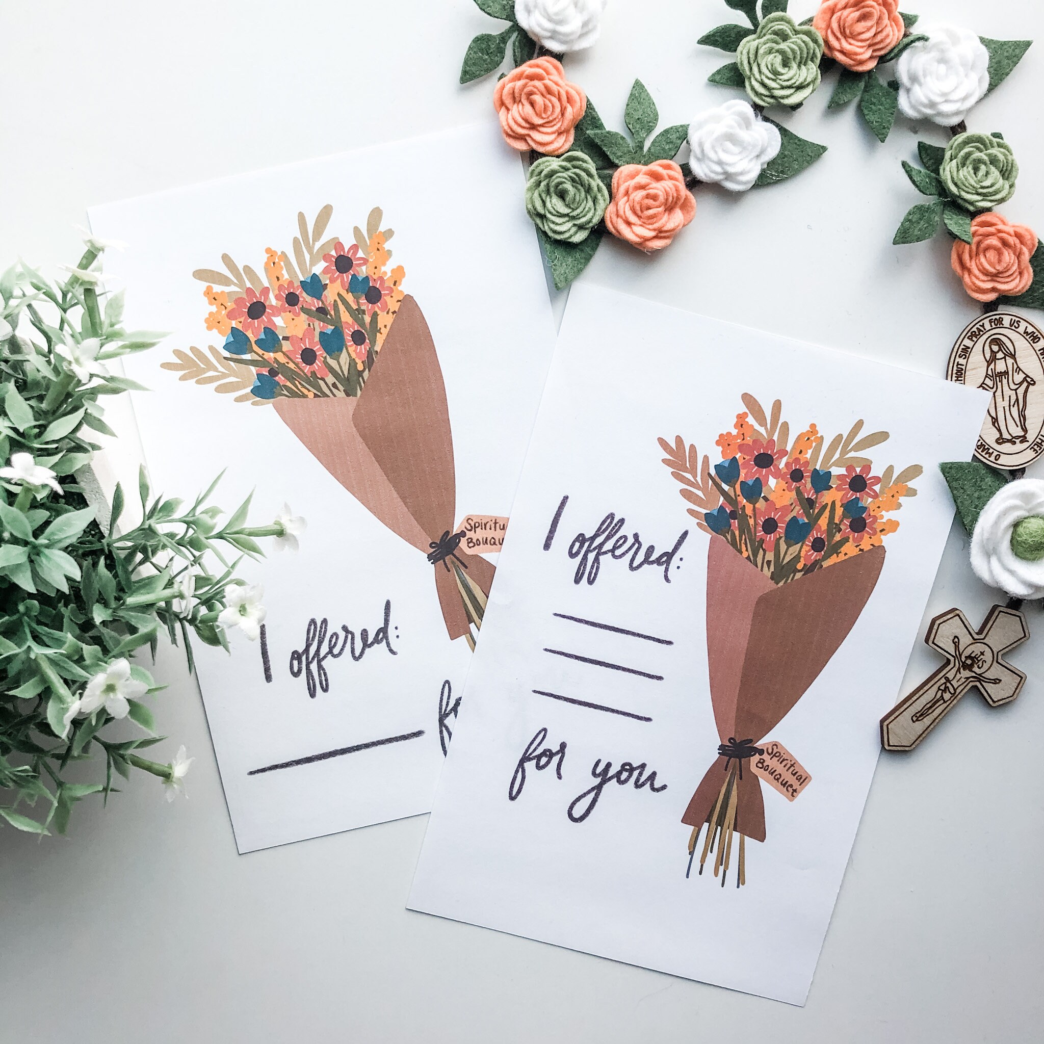 Spiritual Bouquet Printable Printable Word Searches
